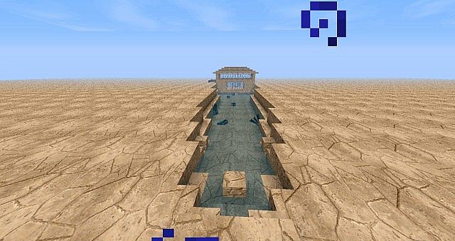 Piston Desert Dam Minecraft Map