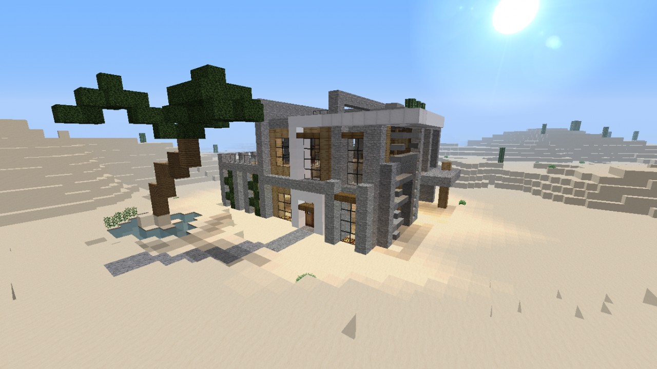 Modern House ~Oasis~ Minecraft Map