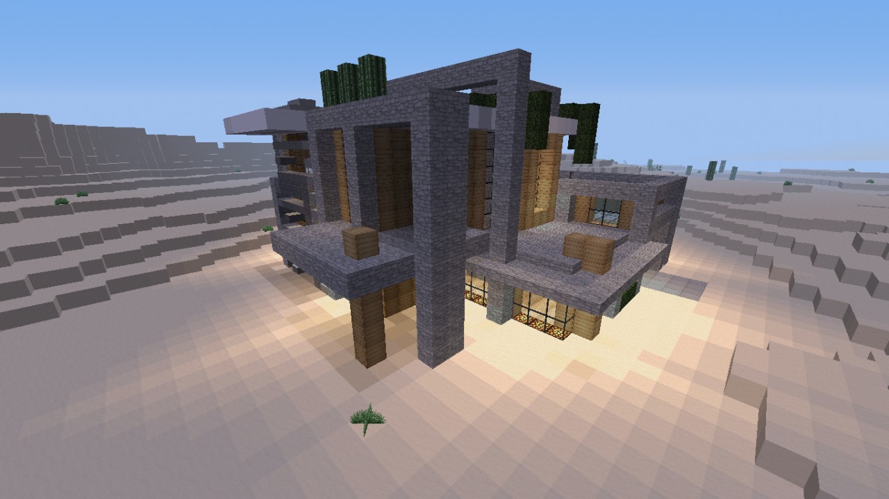 Modern House ~Oasis~ Minecraft Map