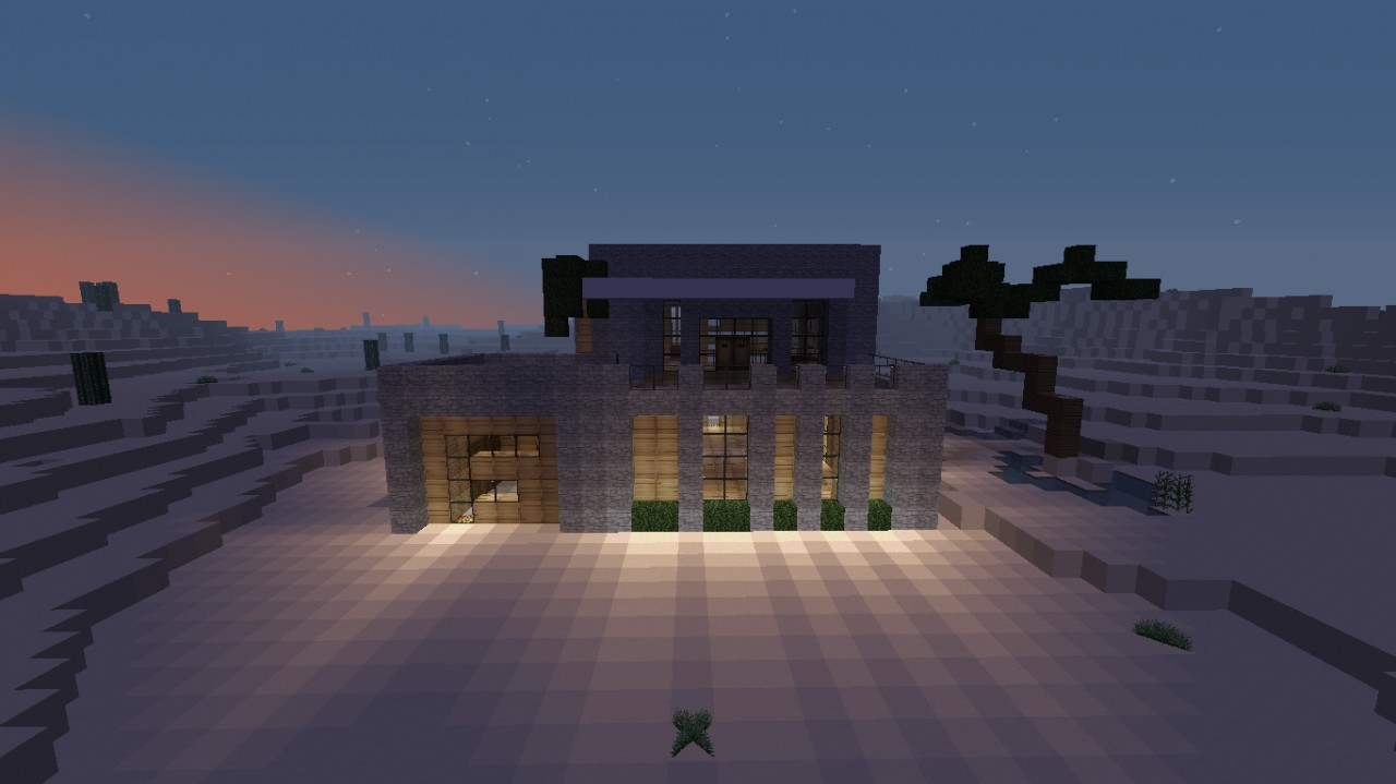 Modern House ~Oasis~ Minecraft Map