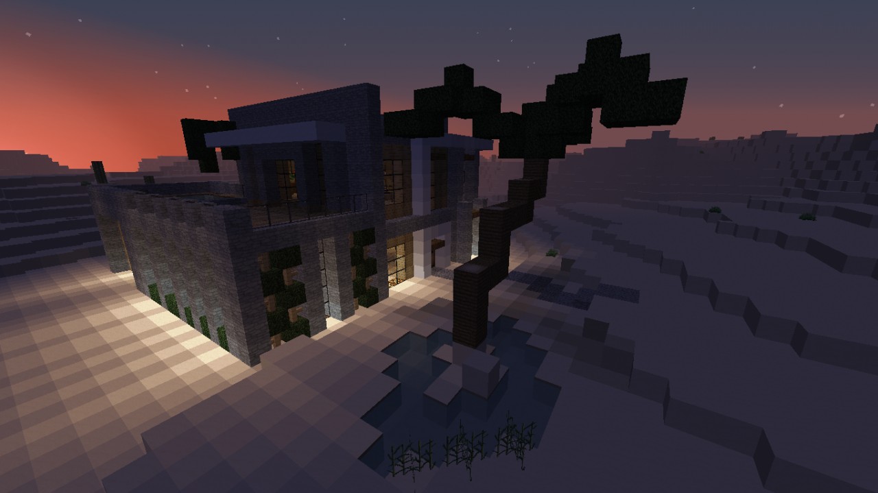Modern House ~Oasis~ Minecraft Map