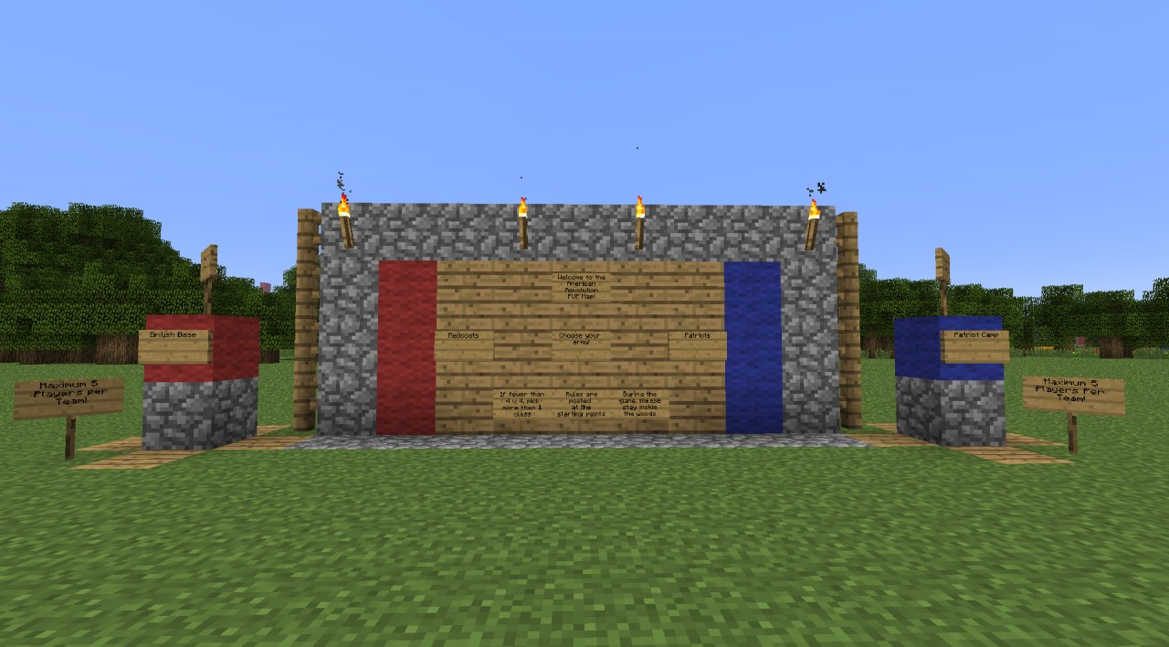 American Revolution PVP Map (MUST READ DESCRIPTION!) Minecraft Map