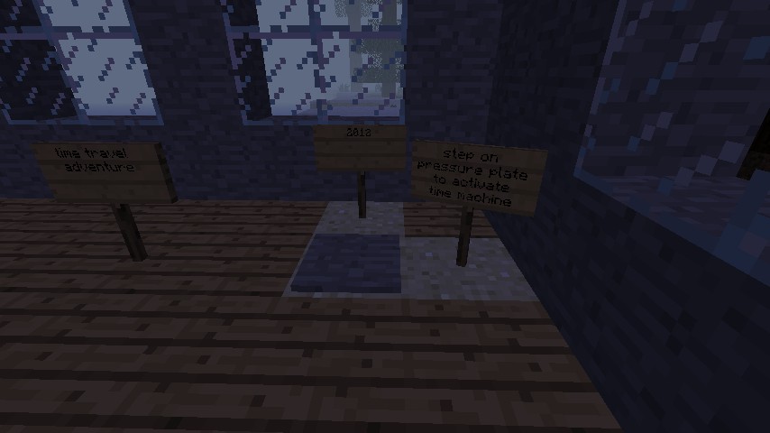 Time Travel Adventure map Minecraft Project