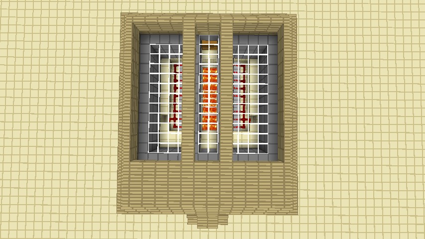 Piston Door Trap [Its not just a door...] [Redstone Trap Series ...