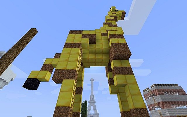 Golden Dirty Giraffe Minecraft Map