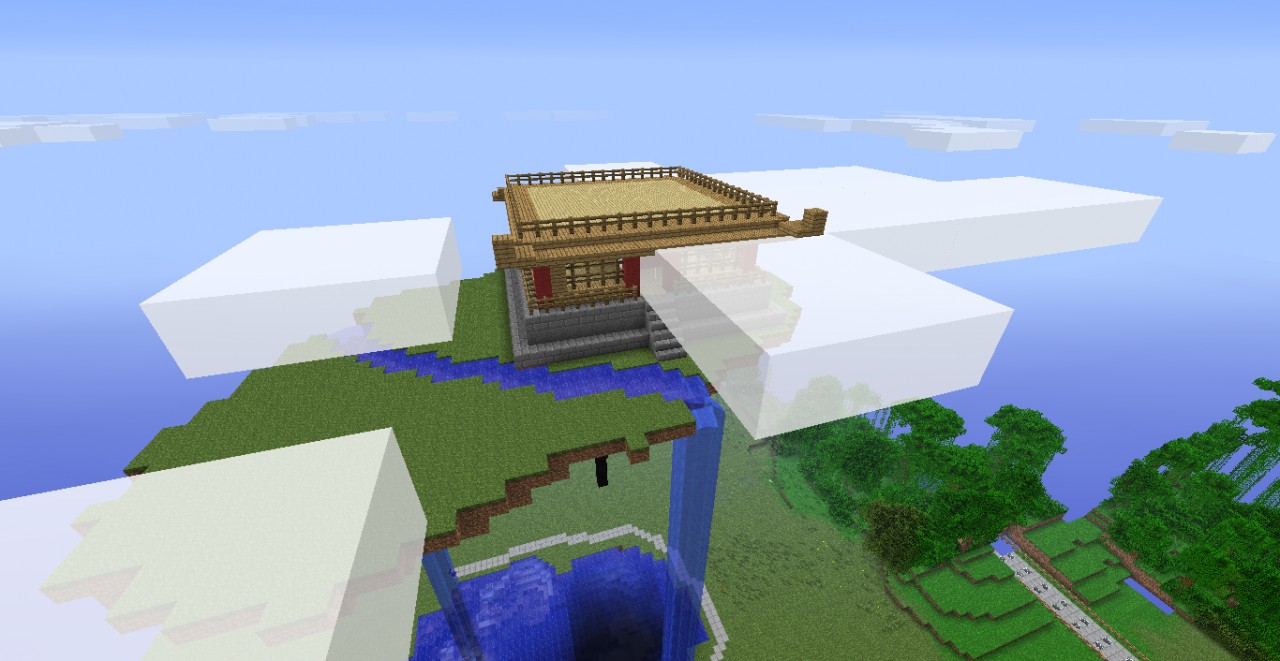 Flying Zen Temple Minecraft Map
