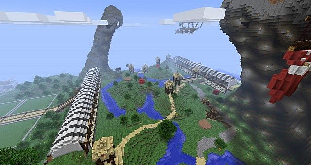 -Huge 'Capture The Flag' map!- Minecraft Map