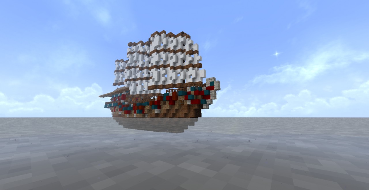 chinese junk boat Minecraft Map
