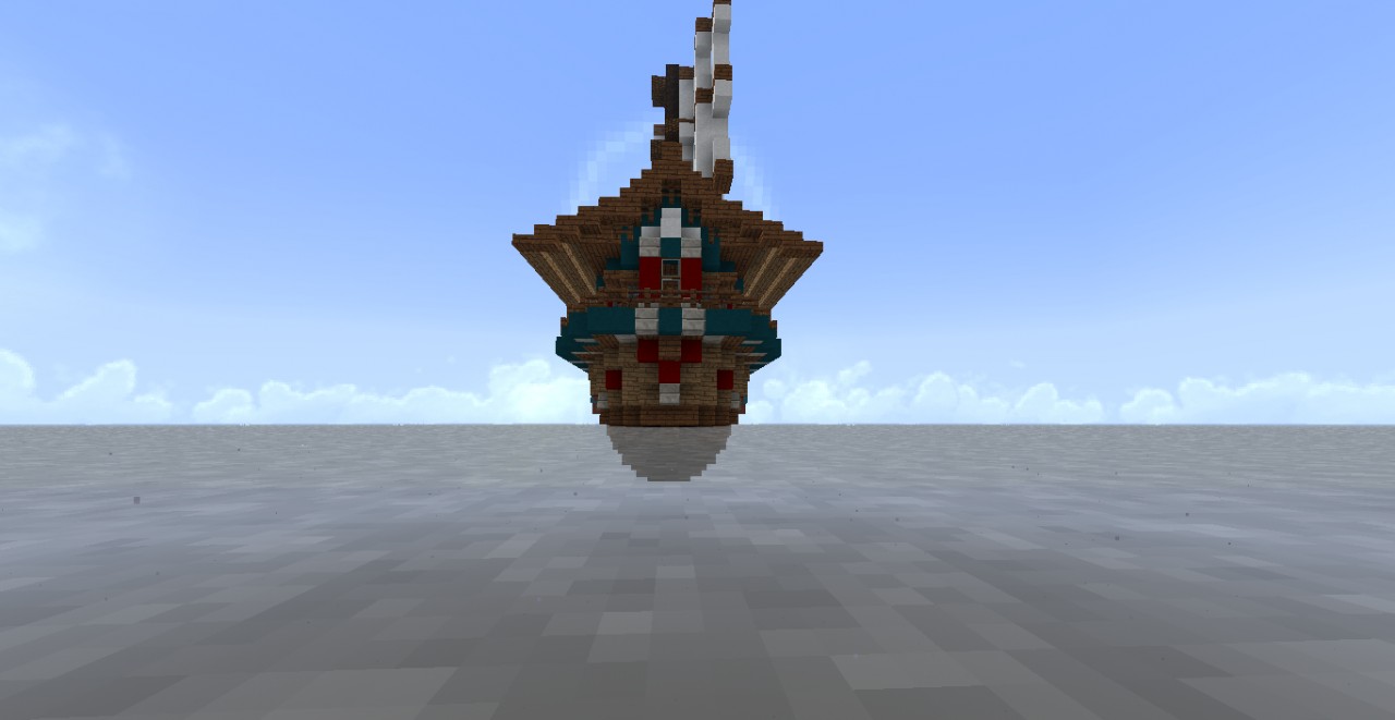 chinese junk boat Minecraft Map