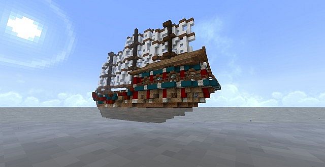 chinese junk boat Minecraft Map