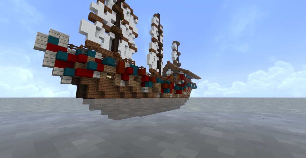 chinese junk boat Minecraft Map