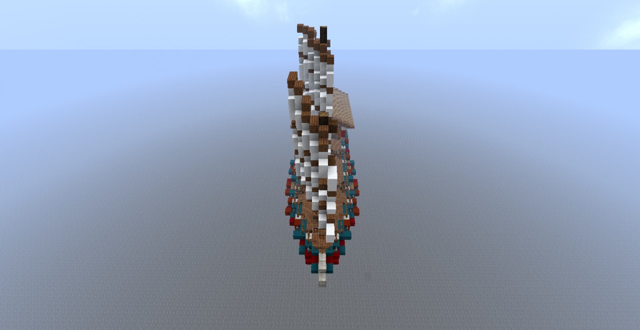 chinese junk boat Minecraft Map