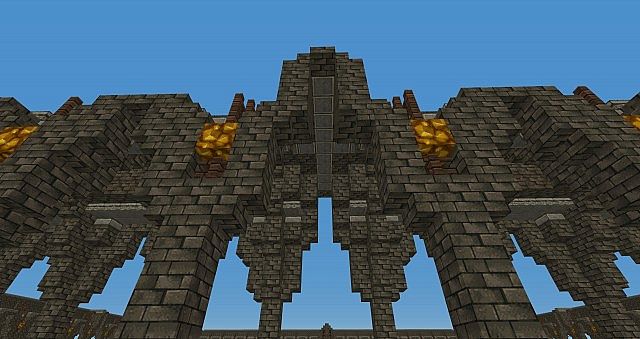 A Castle courtyard Minecraft Map