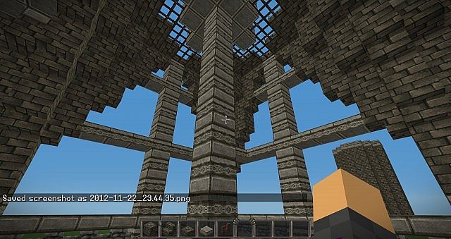 A Castle courtyard Minecraft Map
