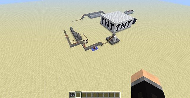 How to Troll Your Freind: Minecart + TNT= FUN!!! Minecraft Map