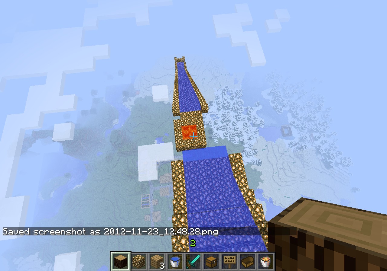 water slide Minecraft Map