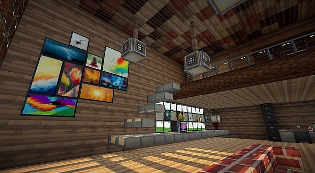 Modern Interoir House Minecraft Map