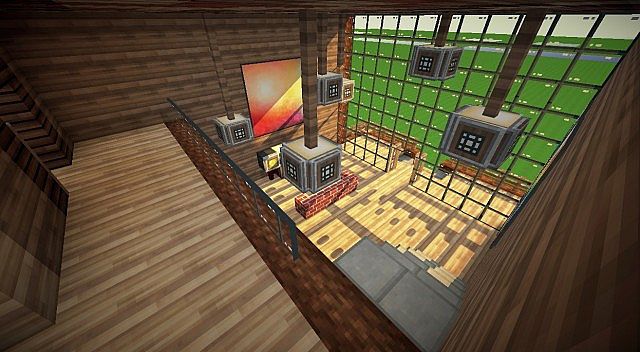 Modern Interoir House Minecraft Map