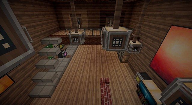 Modern Interoir House Minecraft Map