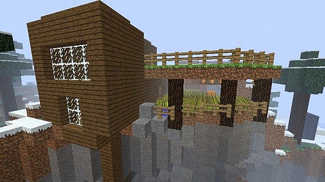 Simple ravine house Minecraft Map
