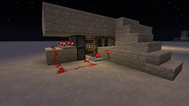 The secret room - a redstone project. Minecraft Map