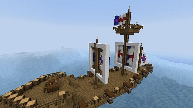 medieval boat Minecraft Map