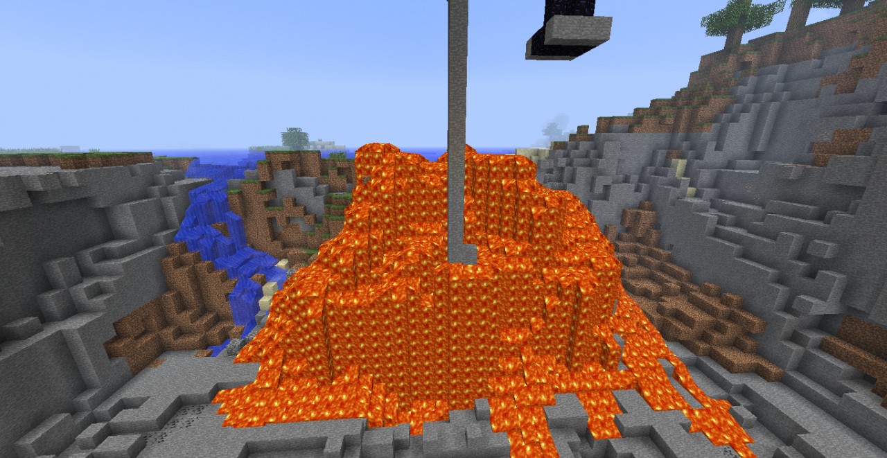 9 block pilar survivle Minecraft Map