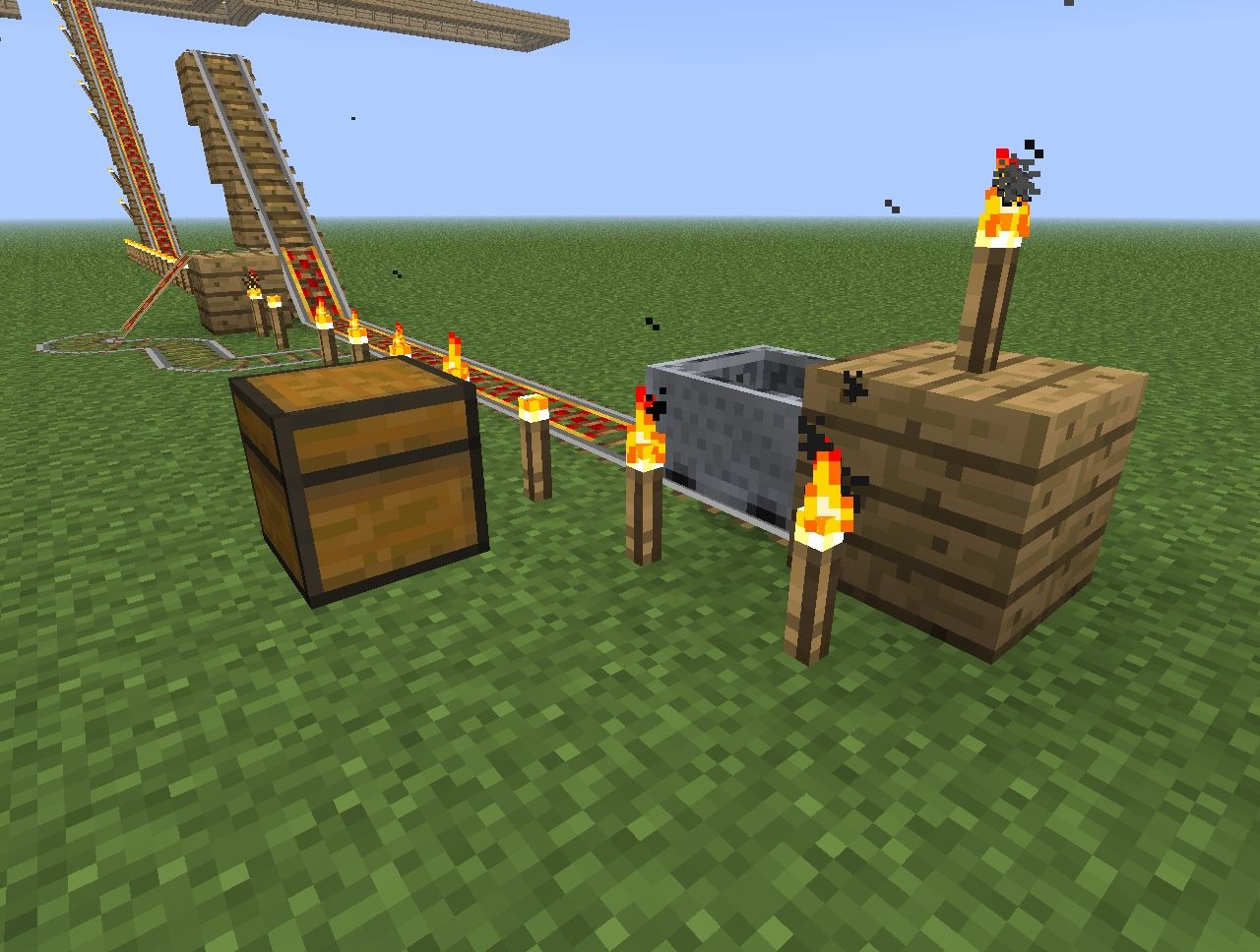 Bradymgs Awesome rail ride Minecraft Map