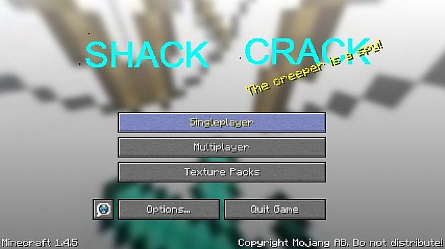 ShackCrack Texture pack! v1.0 Minecraft Texture Pack
