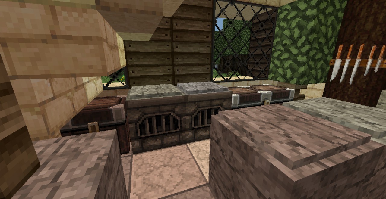 Tuscan/Stucco/Modern Home Minecraft Map