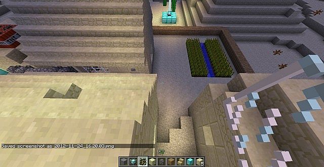 City w/ Village Minecraft Map