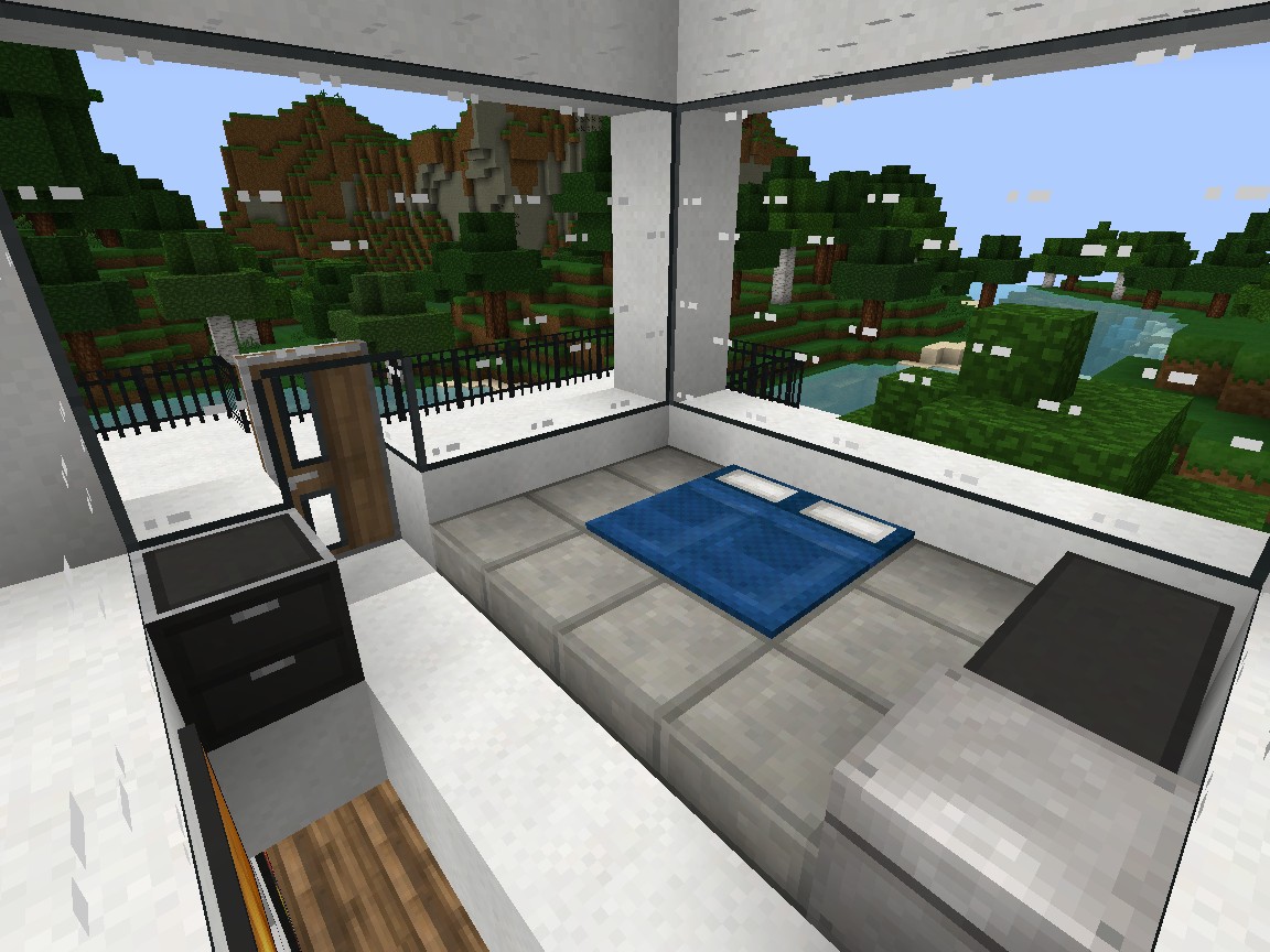 Modern house Minecraft Map