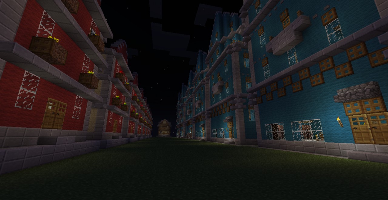 The minecraft town Minecraft Map
