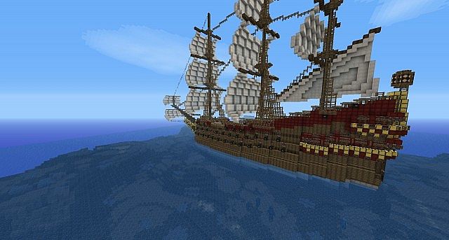 17th century Galleon 'Vasa' Minecraft Map