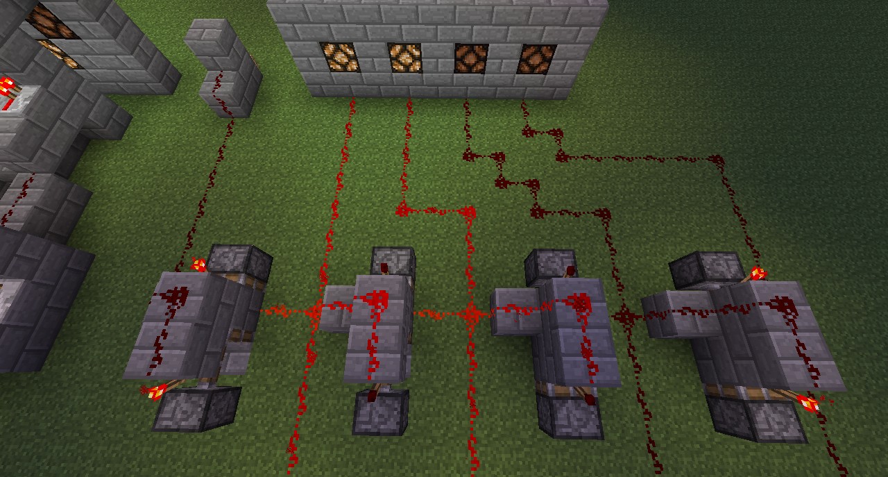 7 Segment Hex and Binary Counter Minecraft Map