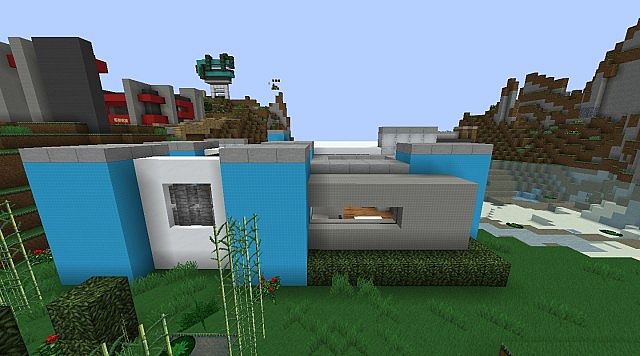 [Modern] Blue Summers - Simple Lakeside Home Minecraft Map