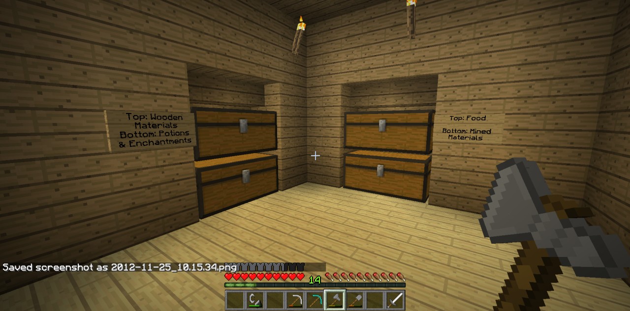 A House in a Mountain Minecraft Map