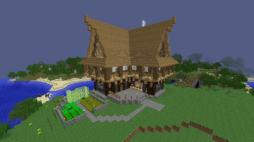 Hillside Manor Minecraft Map
