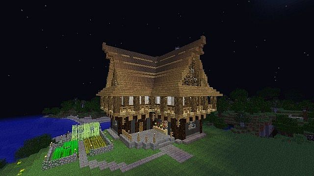 Hillside Manor Minecraft Map