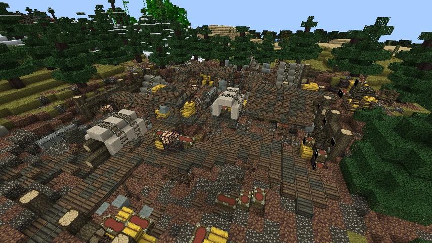 military camp. Minecraft Map