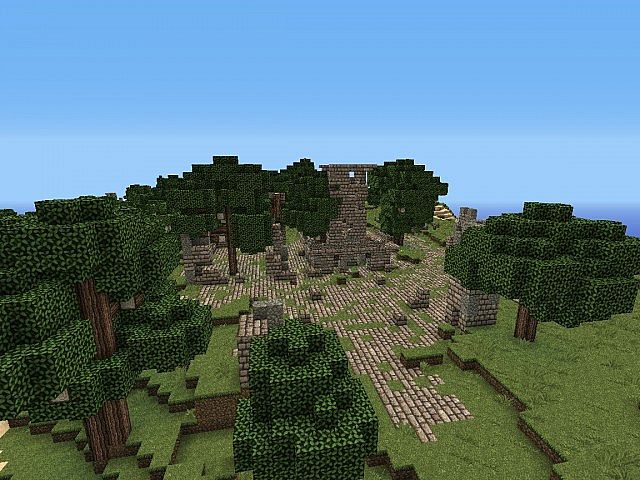 Ruins in the world Minecraft Map