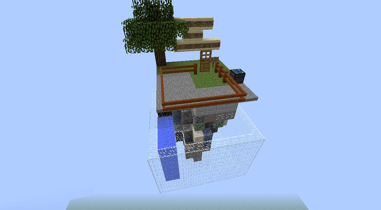 Skyblocks map for tekkit Minecraft Map