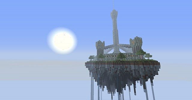 Flying MageTower Minecraft Map