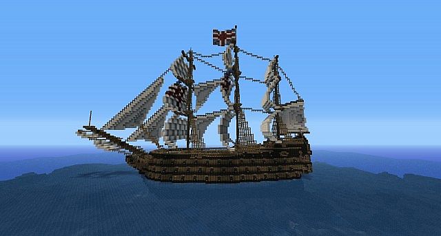 1st Rate Ship-of-the-line Minecraft Map