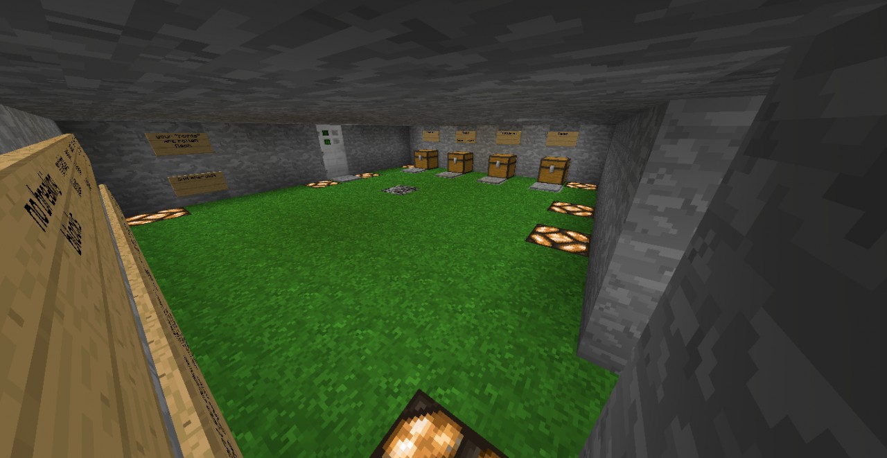 The Nightmare (zombie custom map) [texture] {skins} Minecraft Map