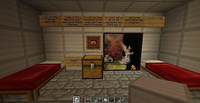 Prison Break Challenge Minecraft Map