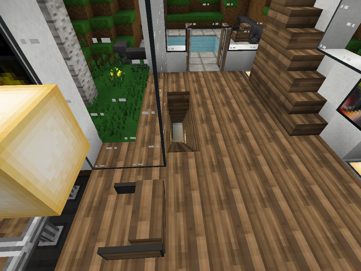 Modern house Minecraft Map