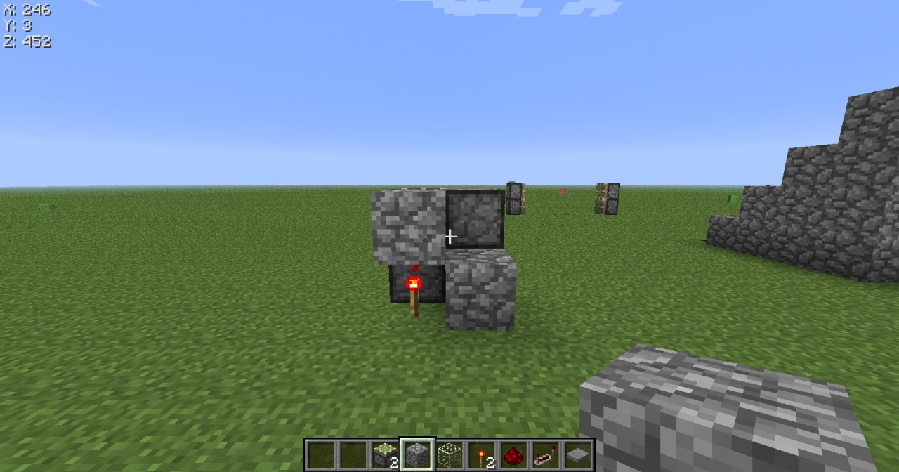 How to make a Redstone EASY door Minecraft Map