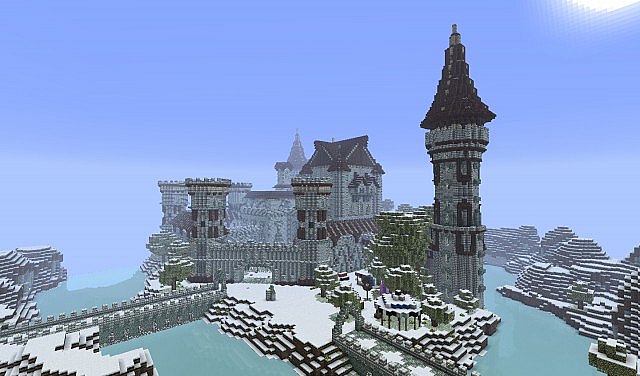 Southern castle- White fleece society. Minecraft Map