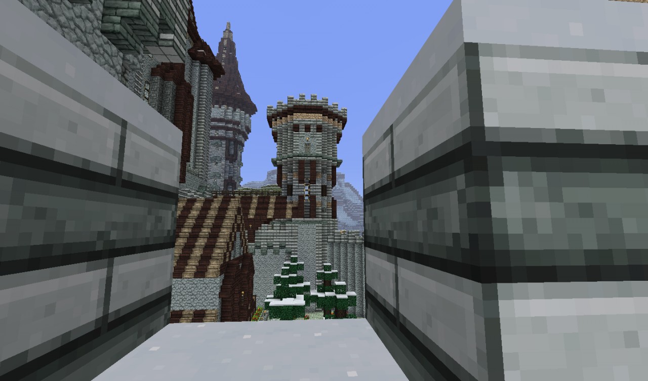 Southern castle- White fleece society. Minecraft Map